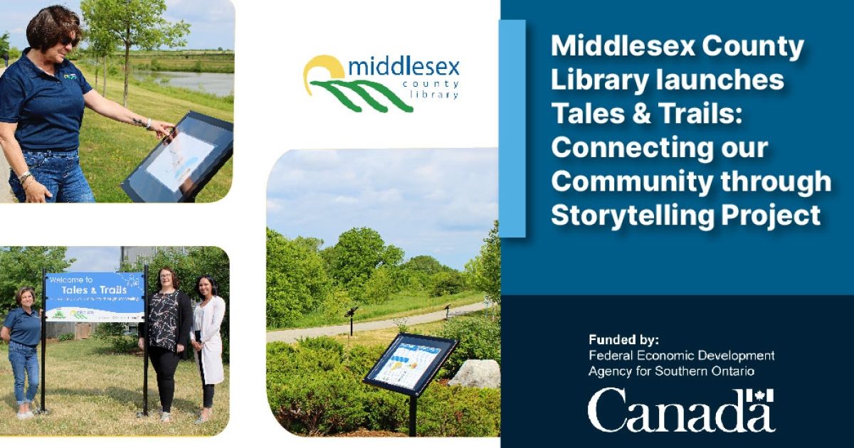 Middlesex County Library launches Tales & Trails: Connecting our Community through Storytelling ...